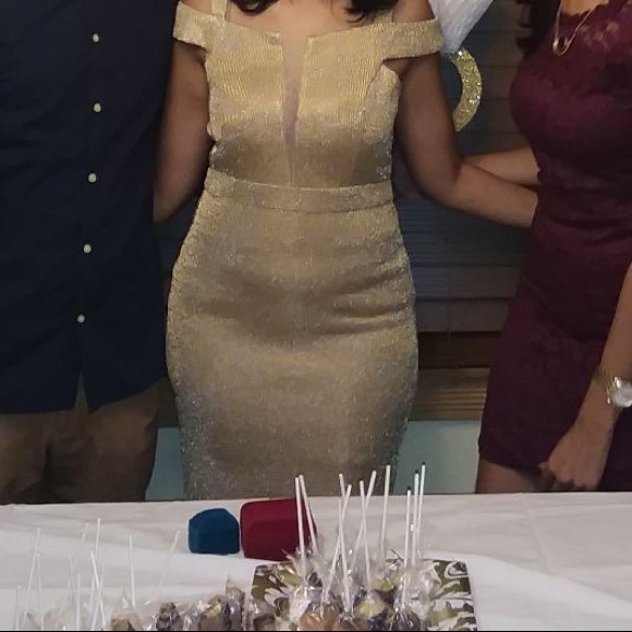 Ark & Co | Dresses | Arkco Gold Dress | Poshmark